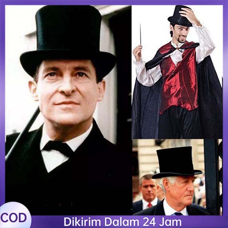 Jual Topi Pesulap Topi Sulap Top Hat Magician Hat Topi Newyear Pesta ...