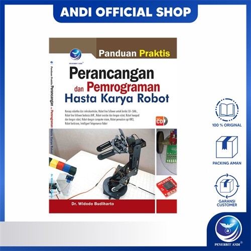 Jual Penerbit Andi - Buku Panduan Praktis Perancangan dan Pemrograman Hasta Karya Robot+cd ...