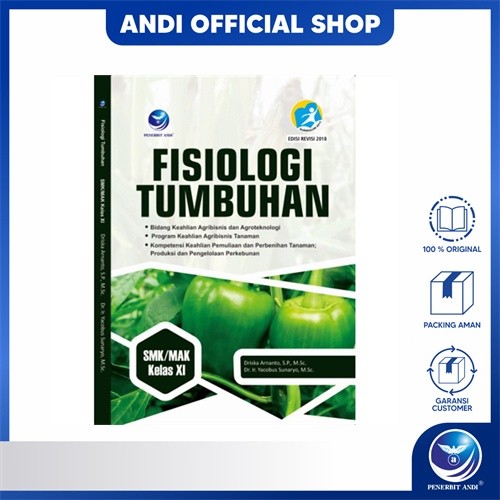 Jual Penerbit Andi - Buku Fisiologi Tumbuhan Untuk SMK/MAK Kelas XI, Bidang Keahlian Agribisnis ...