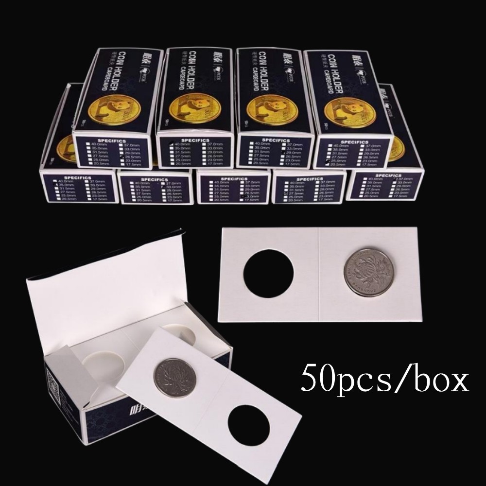 Jual Coin Paper Clip 50 Pcs/Box Coin Collection Album 12 Specifications ...