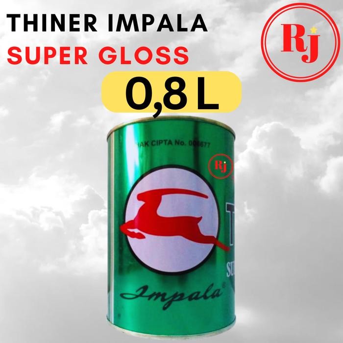 Jual Senja_Craft Thinner Impala 0,8 Liter / Pengencer Cat Sintetis Minyak Kayu Besi / Thinner Hg ...