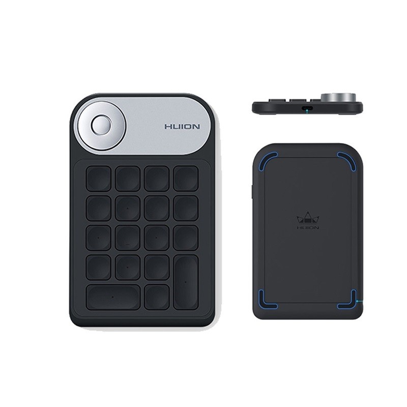 Jual Top! KD100 Mini Keydial USB 2.4G Wireless Keyboard 18 Press Keys ...