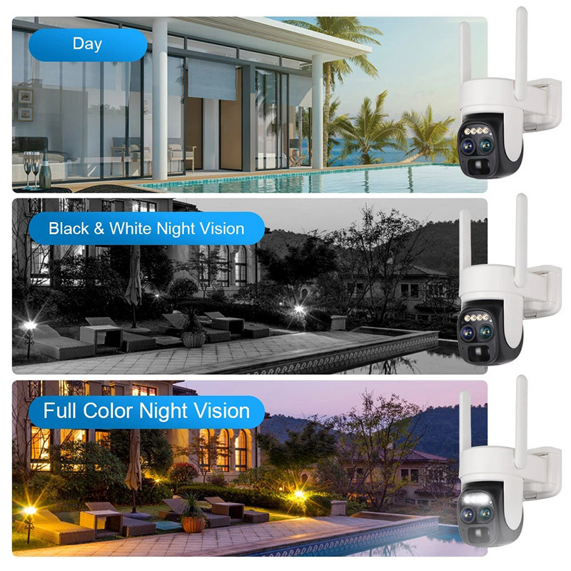 Jual Smart PIR Motion Detection Alarm Okam Outdoor HD 10x Zoom Remote ...