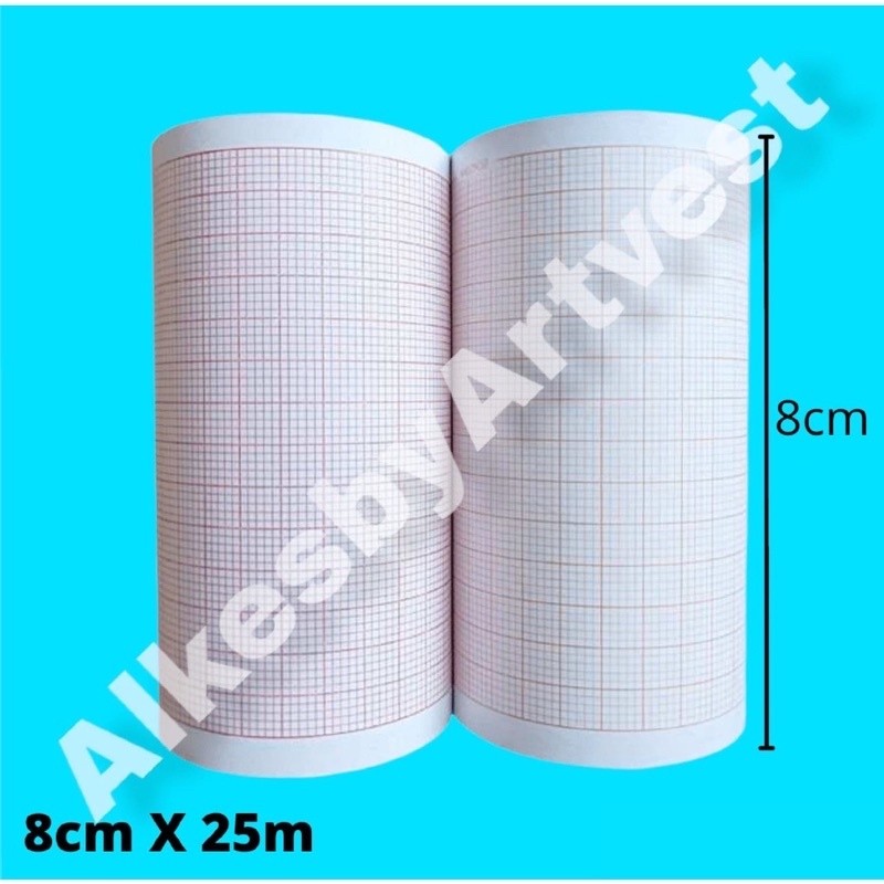 Jual Kertas Ecg/Ekg Roll 80mm X 25m | Shopee Indonesia