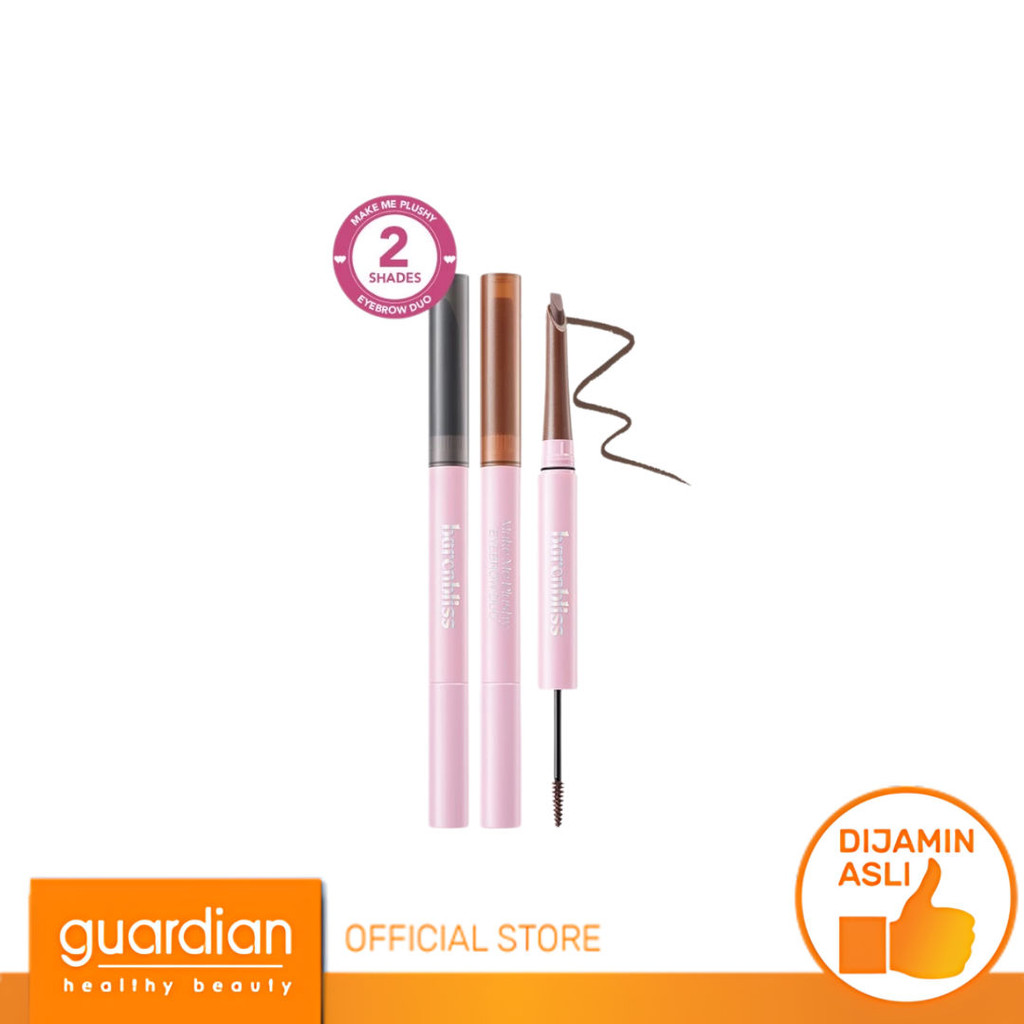 Jual BNB Barenbliss Make Me Plushy Eyebrow Duo - 2 in 1 Pensil Alis & Browcara 24H Tahan Lama ...