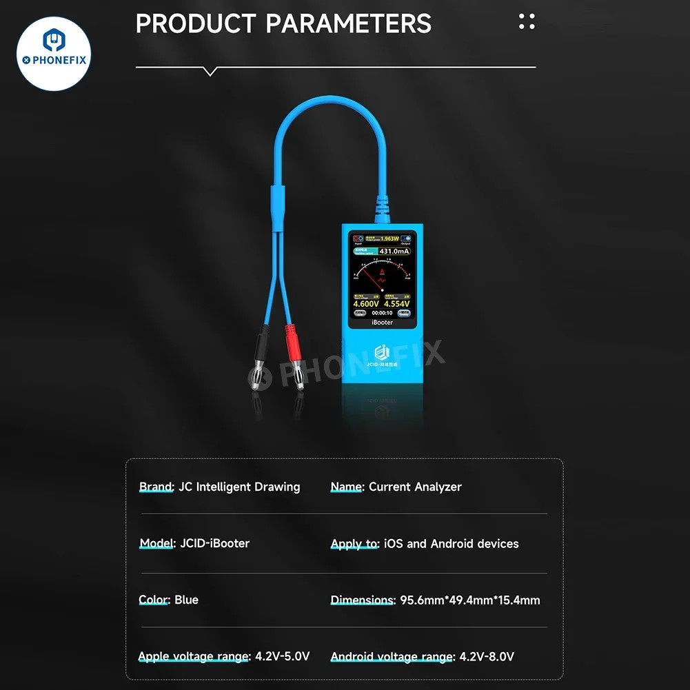 Jual NEW JC IBOOTER CURRENT ANALYZER REAL-TIME MONITOR DIAGNOSIS WORK ...
