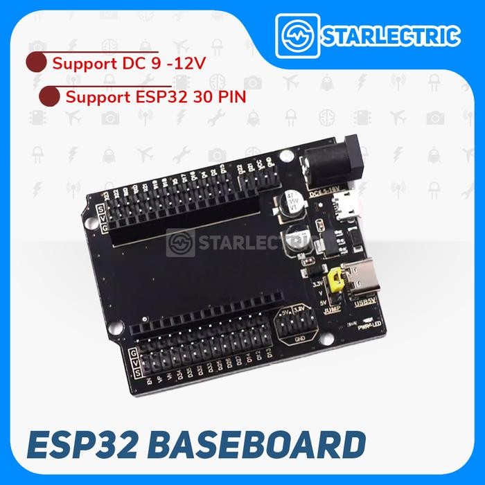 Jual Tronik- Base Board Esp32 30 Pin Baseboard Io Expansion Plate ...