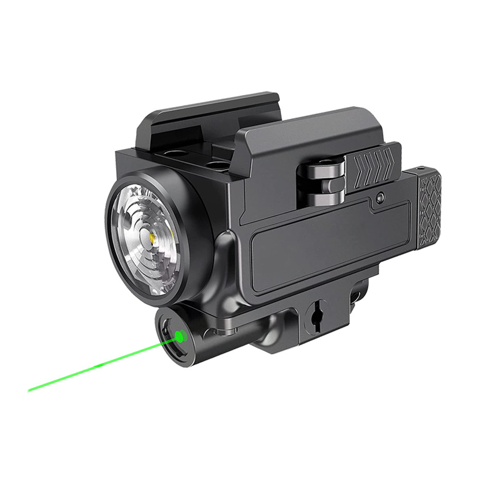Jual Red/Green Laser Sight and 800 Lumens Gun Flashlight Combo, Compact ...