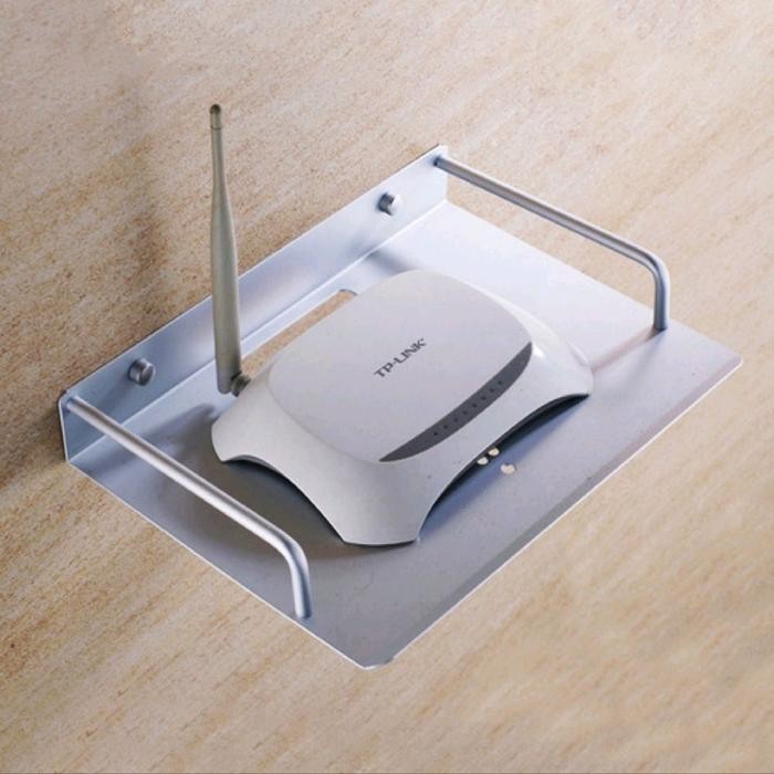 Jual Rak Braket Router Modem Dvr Xbox Dvd Rak Dinding Multifungsi ...