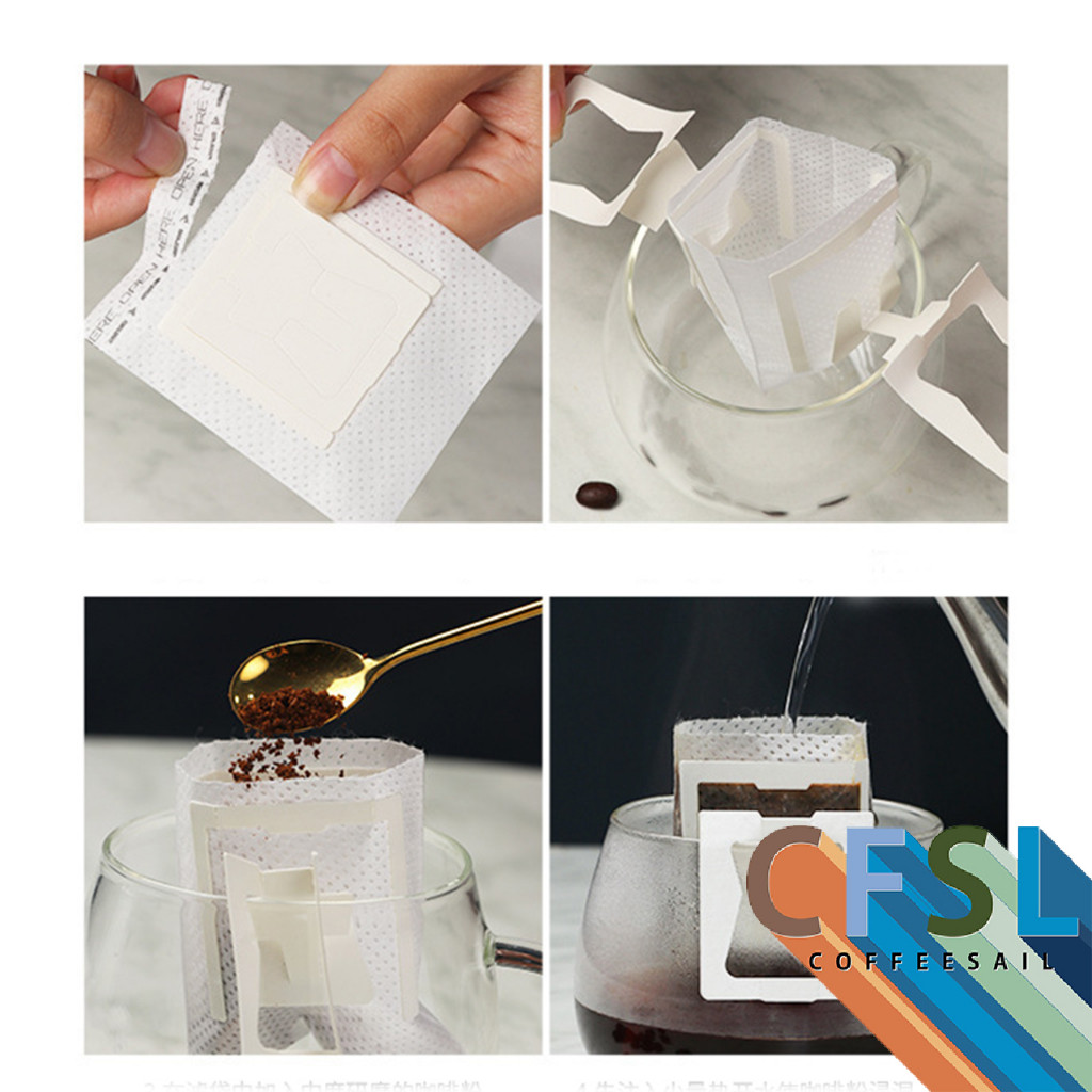 Jual Furni Clasic Drip Bag Coffee Filter 50 Pcs Filter Dripper Tea ...