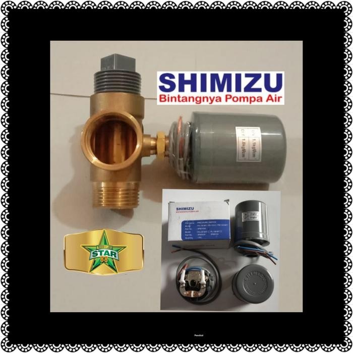 Jual Ready JT Tee otomatis pompa air 125 shimizu sumur dangkal semi jet pump 108 bit | Shopee ...