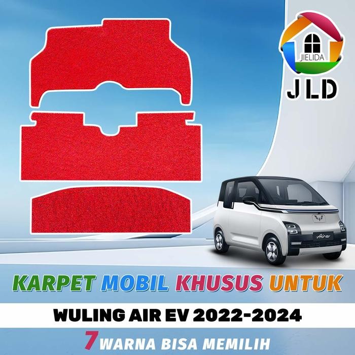 Jual JIELIDA Karpet Mobil Mie Bihun Custom WULING AIR EV 2022-2025(2 baris, 2baris+bagasi ...