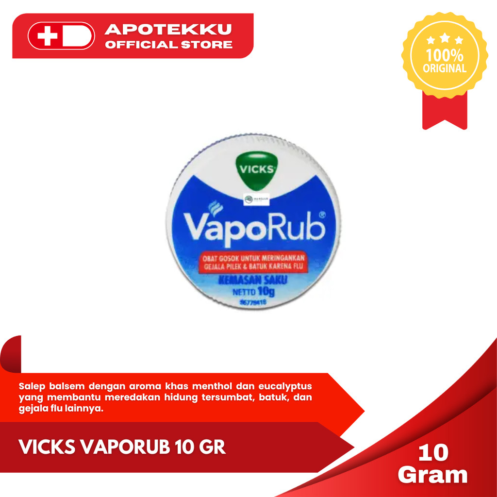 Jual VICKS VAPORUB 10 GM | Shopee Indonesia
