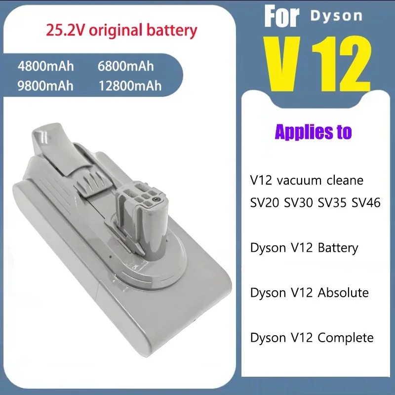 Jual 25.2V Battery for Dyson V12 SV20 Absolute Fluffy Cyclone Animal ...