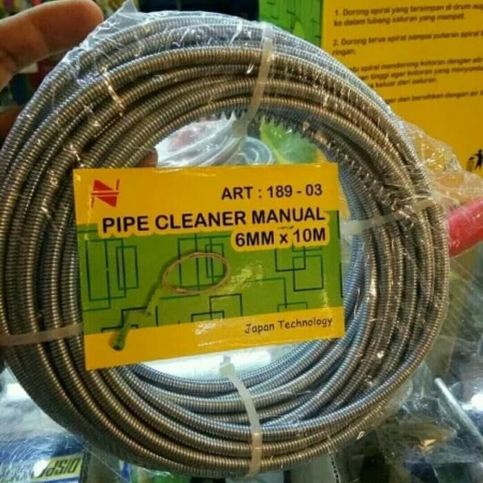 Jual Spiral Pembersih Pipa Saluran Air Yang Mampet 6Mm X 10 Meter | Shopee Indonesia