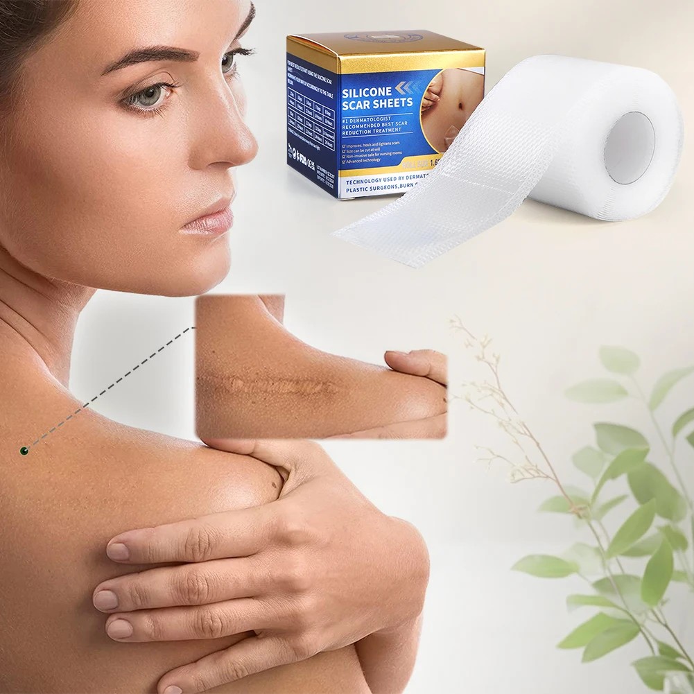 Jual Silicone Scar Sheets Keloid Removal Strip Effective Scar Reducing ...