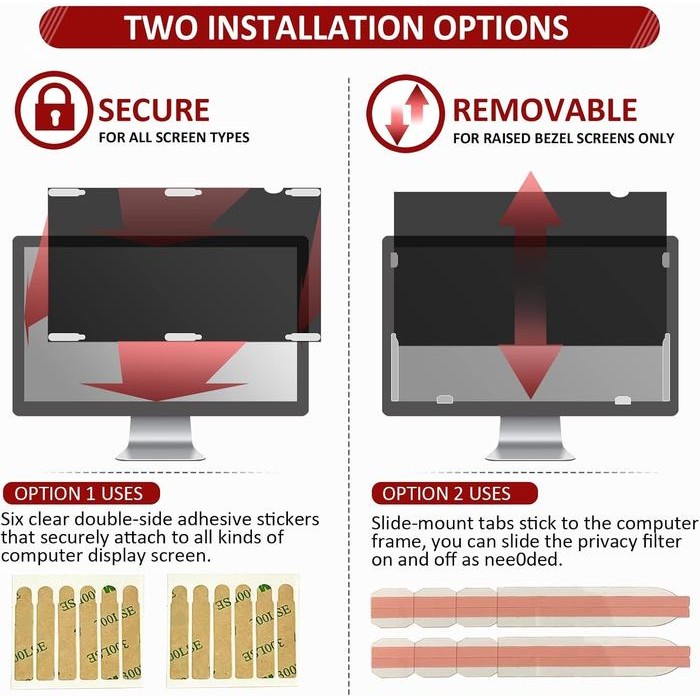 Jual Monitor 17 22 24 27 Inch Anti Spy Filter Screen Guard Laptop ...