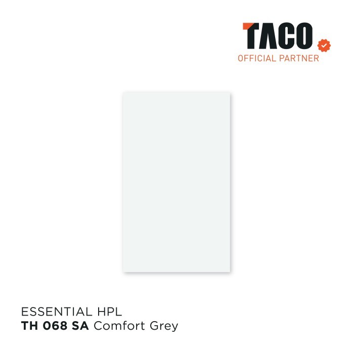 Jual TACO Laminate HPL Solid Per 1 Lembar 122CM X 244CM - TH 068 SA Comfort Grey | Shopee Indonesia