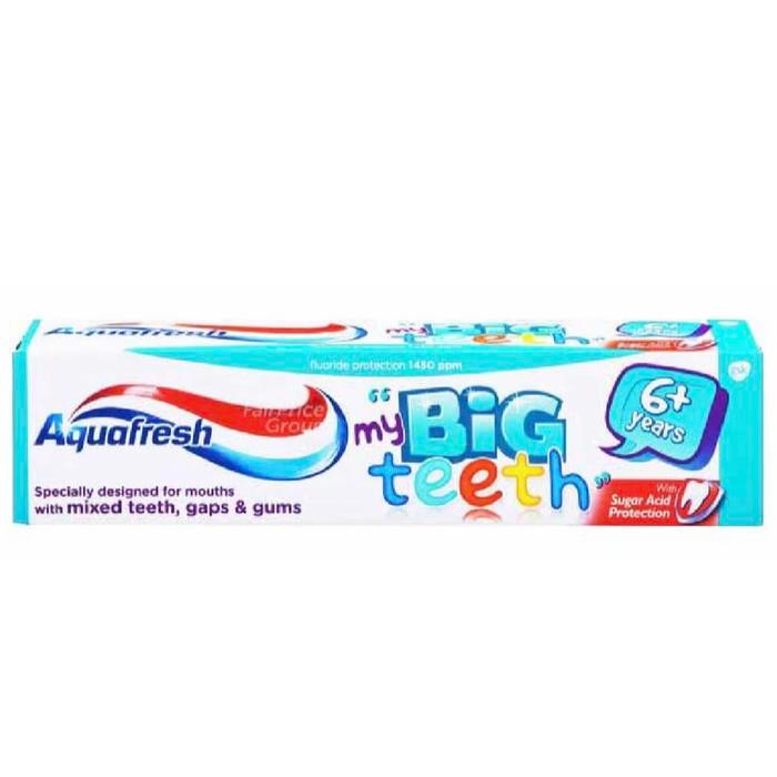 Jual aquafresh toothpaste Big Teeth, Little Teeth, 50 ml | Shopee Indonesia