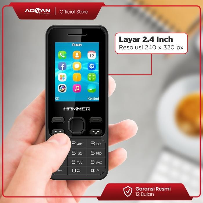 Jual Gadgetra- Advan Hammer R6 Handphone Poliponik Feature Phone ...