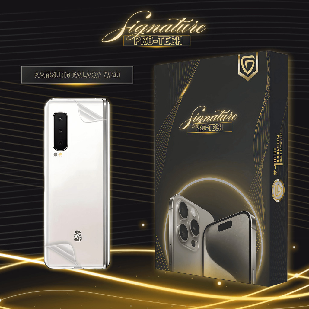 Jual GETSO SIGNATURE PRO-TECH - Premium Anti-Scratch Protector for Samsung Galaxy W20 / Back ...