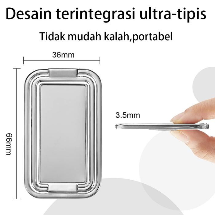Jual JTTOP" THIN FINGER PHONE HOLDER MOUNT STAND FOLDABLE ADJUSTABLE ...