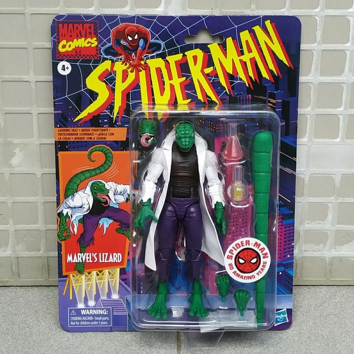 Jual ASLI HASBRO MARVEL LEGENDS RETRO LIZARD SPIDER-MAN VINTAGE ...