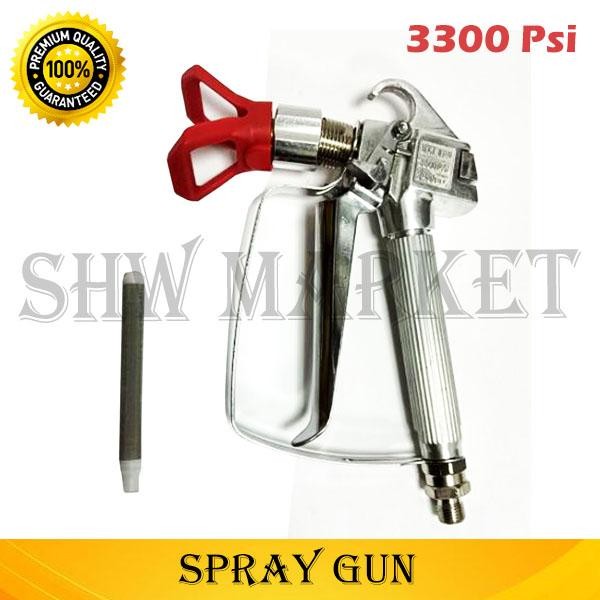 Jual Airless Spray Gun 3300 Psi Pneumatic Painting Spray Gun - 762 Grab ...