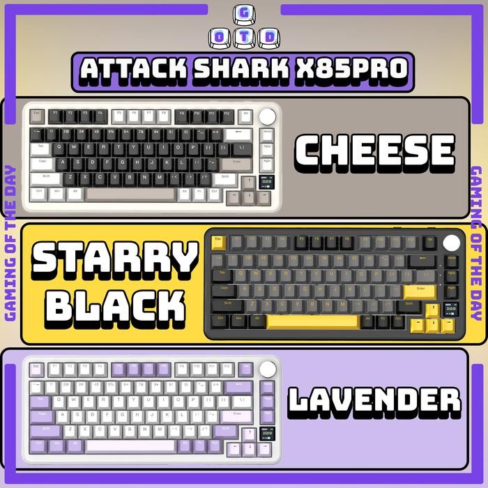 Jual Attack Shark X85 PRO Keyboard 75% QMK VIA WIN/Mac/iOS/Android ...