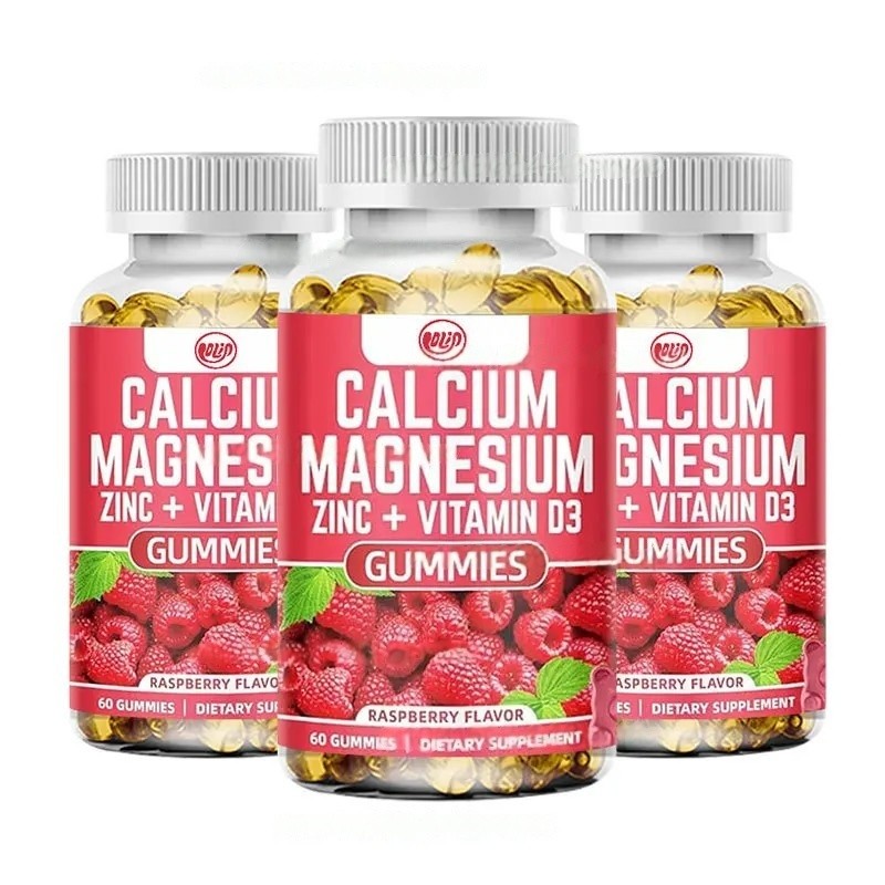 Jual IMPORT Calcium, Magnesium, And Zinc Gummies Contain Potassium ...