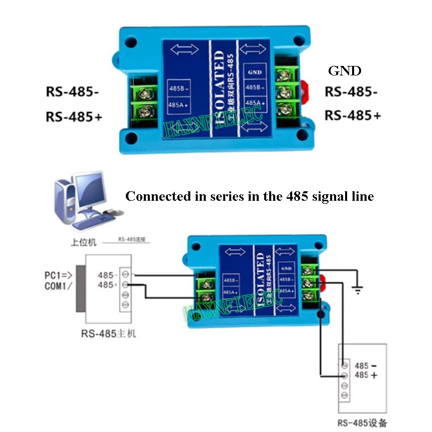 Jual RS485 Anti-interference Passive Filter PLC Communication Data ...