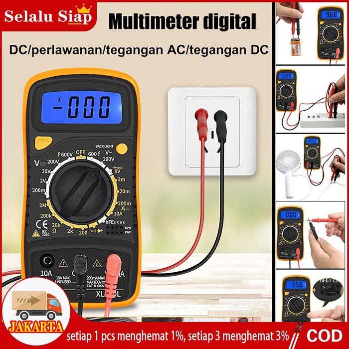 Jual Multimeter Digital Paket Lengkap Dan Murah ASLI ADA BUZZERNYA ...