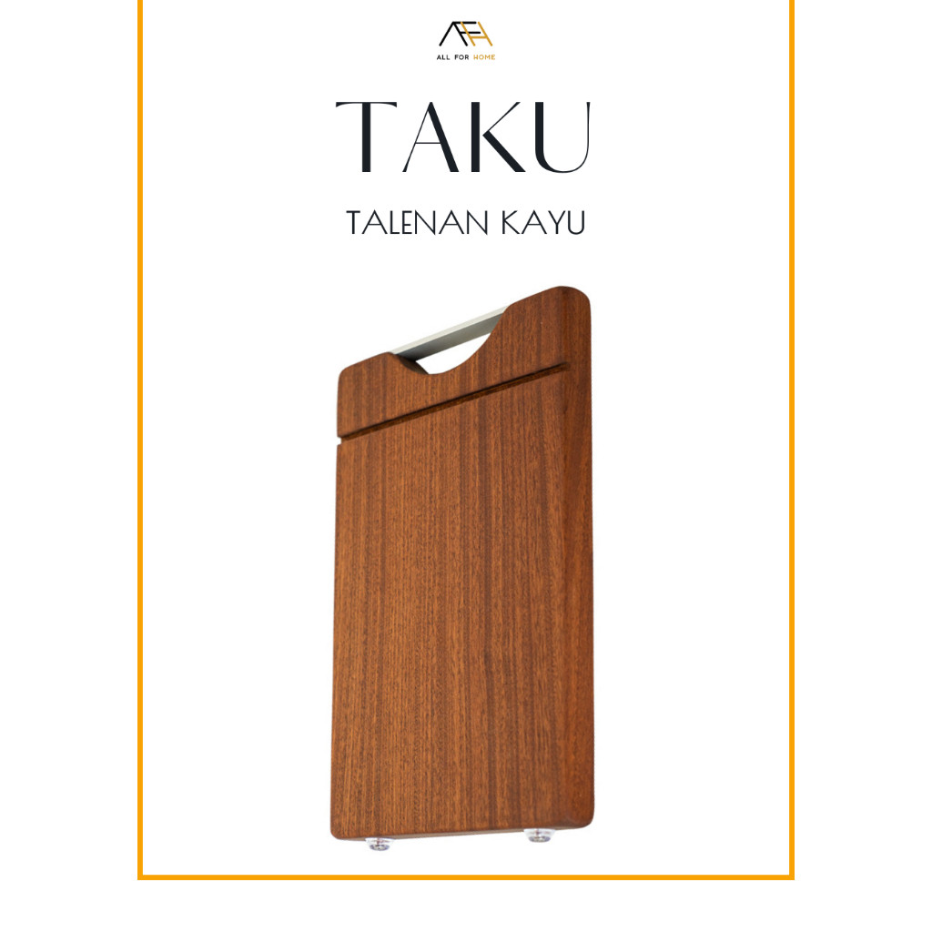 Jual AFH TAKU - Talenan Kayu Eboni 2 Sisi / Talenan Kayu Dilengkapi ...