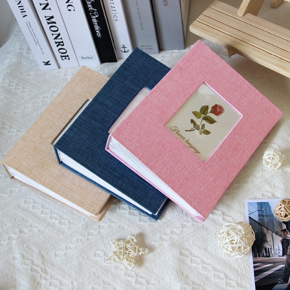 Jual 200 Pockets Photo Album 4X6 Photos Diy Writable Large Scrapbook ...