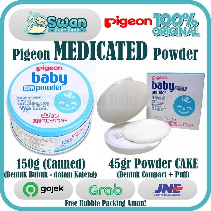 Jual Pigeon Medicated Powder [ 150gr Canned / 45gr Powder Cake ...