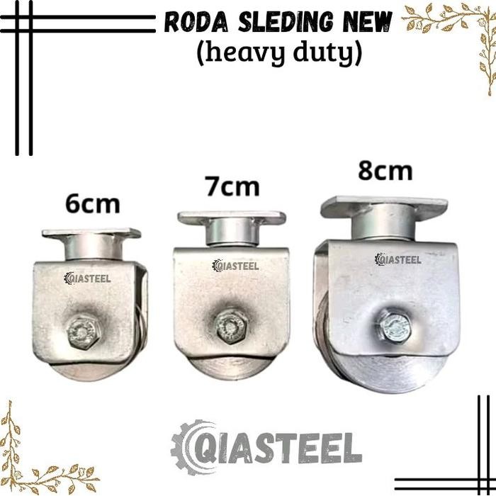 Jual PREMIUM Roda sliding new roda pagar lipat heavy duty roda sliding ...