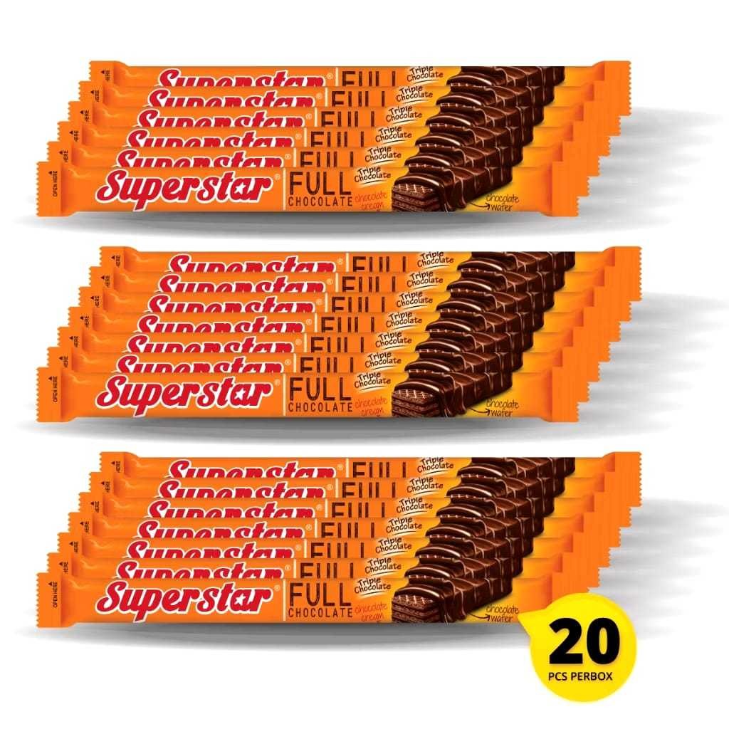 Jual Andrianbijaksana Superstar Triple Chocolate Box Isi 20 Pcs @ 12.5 ...