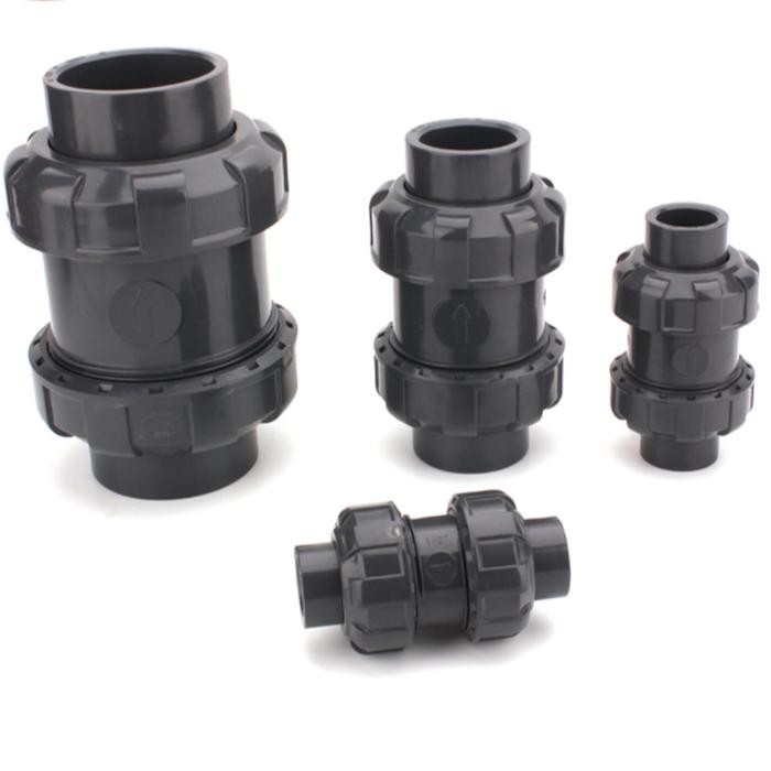 Jual True Union Ball Check Valve Pvc 1/2 Inch Dn15 Fitting Pvc Pipa Pvc ...