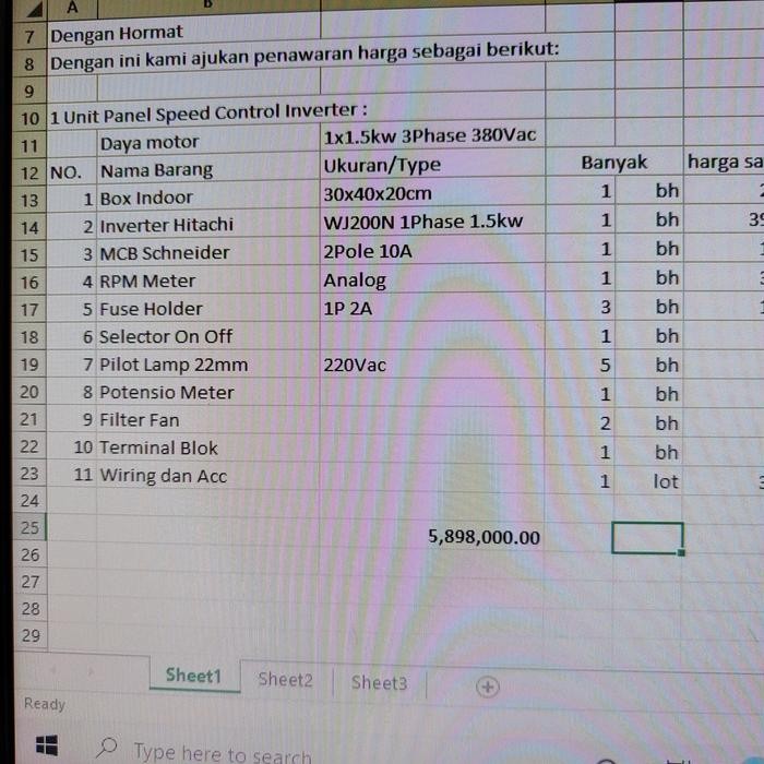 Jual Speedcon Inverter 1.5kw Motor 1Phase 220Vac Hitachi | Shopee Indonesia