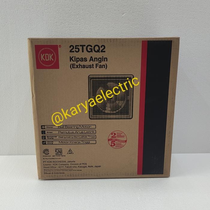 Jual JTTOP" EXHAUST FAN CEILING/EXHAUST PLAFON KDK 25TGQ 10" GARANSI ...
