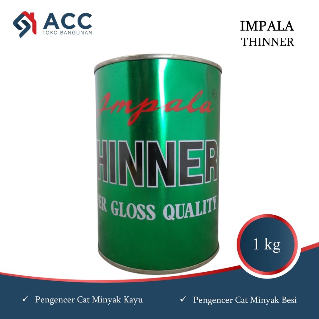 Jual Thinner Impala 1 kg / Pengencer Cat Minyak Kayu Besi | Shopee ...