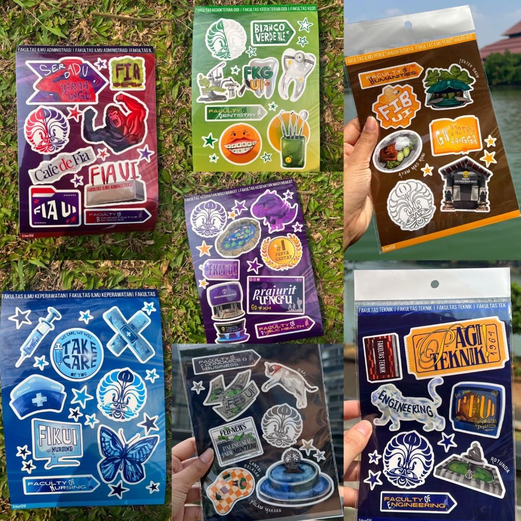 Jual [NEW] Sticker Pack FT UI - STIKER MAKARA FAKULTAS TEKNIK SEMUA ...