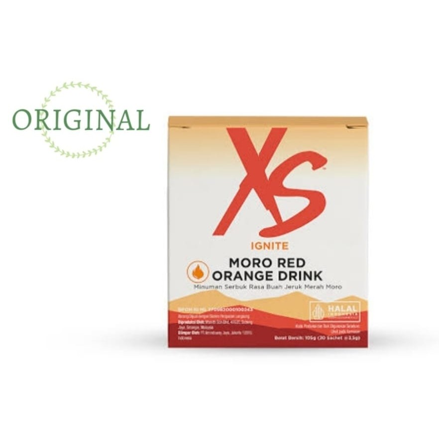 Jual XS Ignite Moro Red Orange Drink Amway Original exp 2025 produk ...
