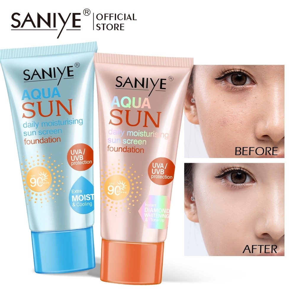 Jual Saniye Sunscreen Matte Foundation Spf 50 (C0D) | Shopee Indonesia