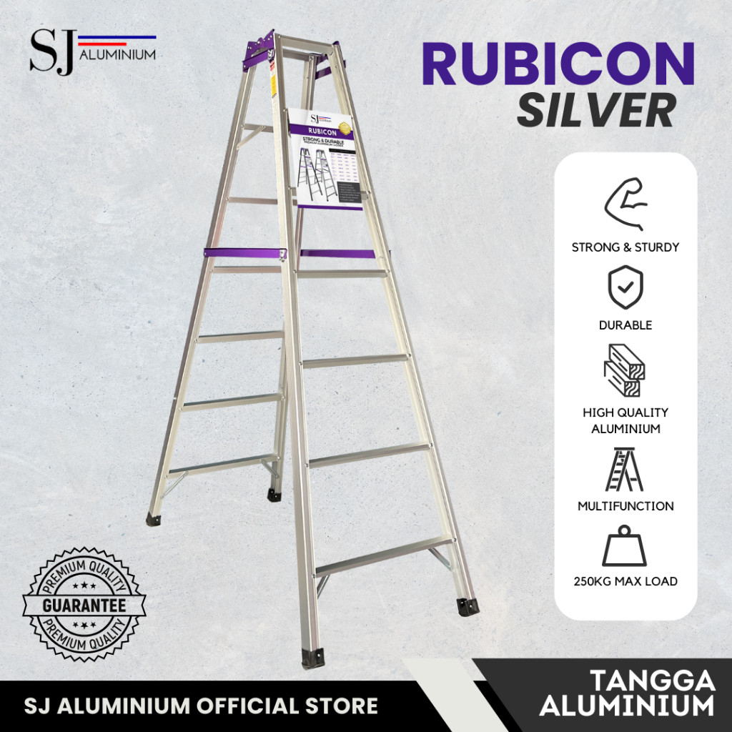 Jual RUBICON SILVER - Tangga Lipat Aluminium Ladder Multifungsi Jumbo ...