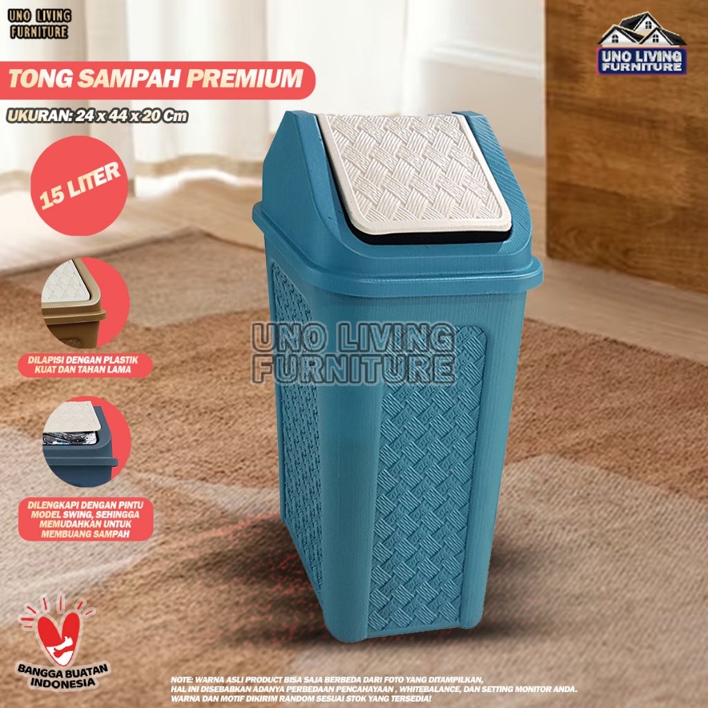Jual Promo Tempat Sampah Tong Sampah Swing Tempat Sampah Club Dbr 15L ...