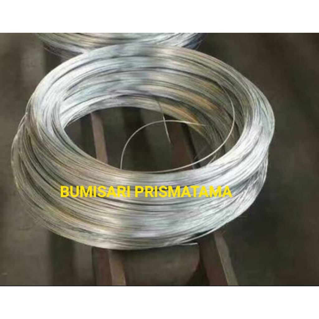 Jual KAWAT GALVANIS 1 MM - PER KG / KAWAT IKAT / KAWAT SENG / KAWAT GANTUNG MURAH | Shopee Indonesia