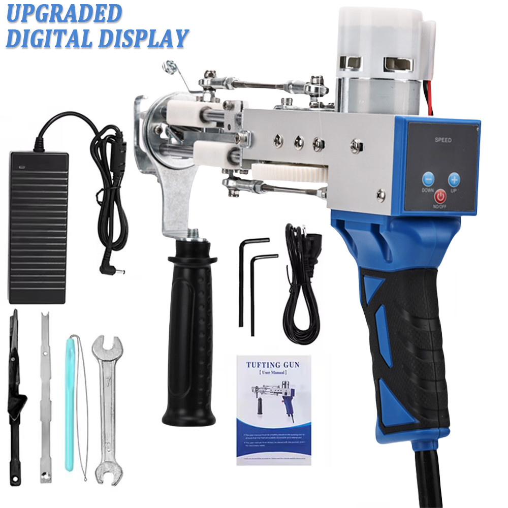 Jual NEW Upgraded Digital Display Tufting Gun Carpet Weaving Flocking ...