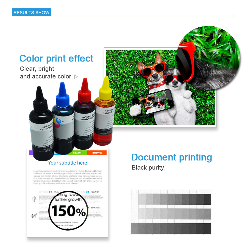 Jual 100MLx6 Bottle Universal Refill Ink kit for Epson Canon HP Brother ...