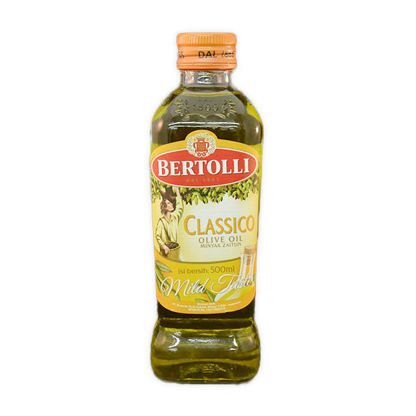 Jual BERTOLLI CLASSICO OLIVE OIL 500 ML | Shopee Indonesia